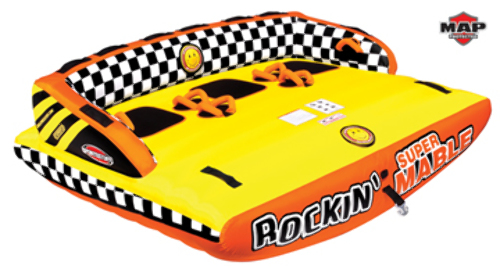 SPORTSSTUFF TOWABLE-Rockin' Super Mable 3 Tube, 80" x 62" 1-3 Riders ...