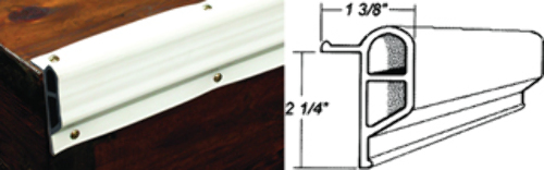 DOCK-PRO SMALL EDGE GUARD, 2-1/4"-25' Coil Length, 2-1/4"H x 1-3/8"D ...