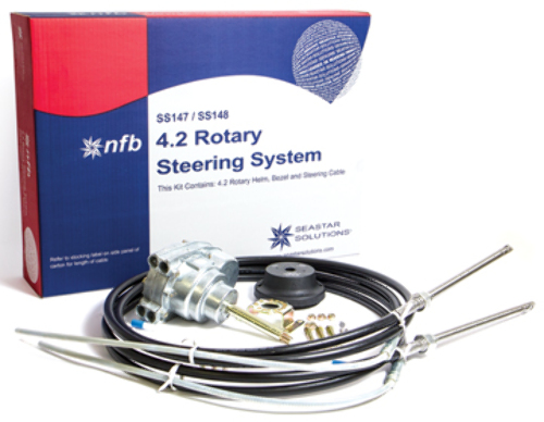 NFB 4.2 DUAL CABLE BOAT STEERING SYSTEM-13' Dual No-Feedback Package ...