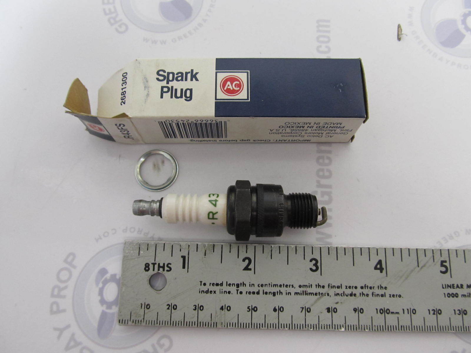 R43FS AC-DELCO GM Conventional Resistor Engine Spark Plug | Green Bay ...