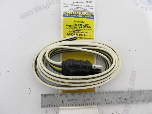 48215 Hopkins Towing Basic 4 Wire Flat Trailer Connector