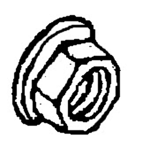 11-859135 817618 Mercruiser Alpha Bravo Marine Nut .437-20