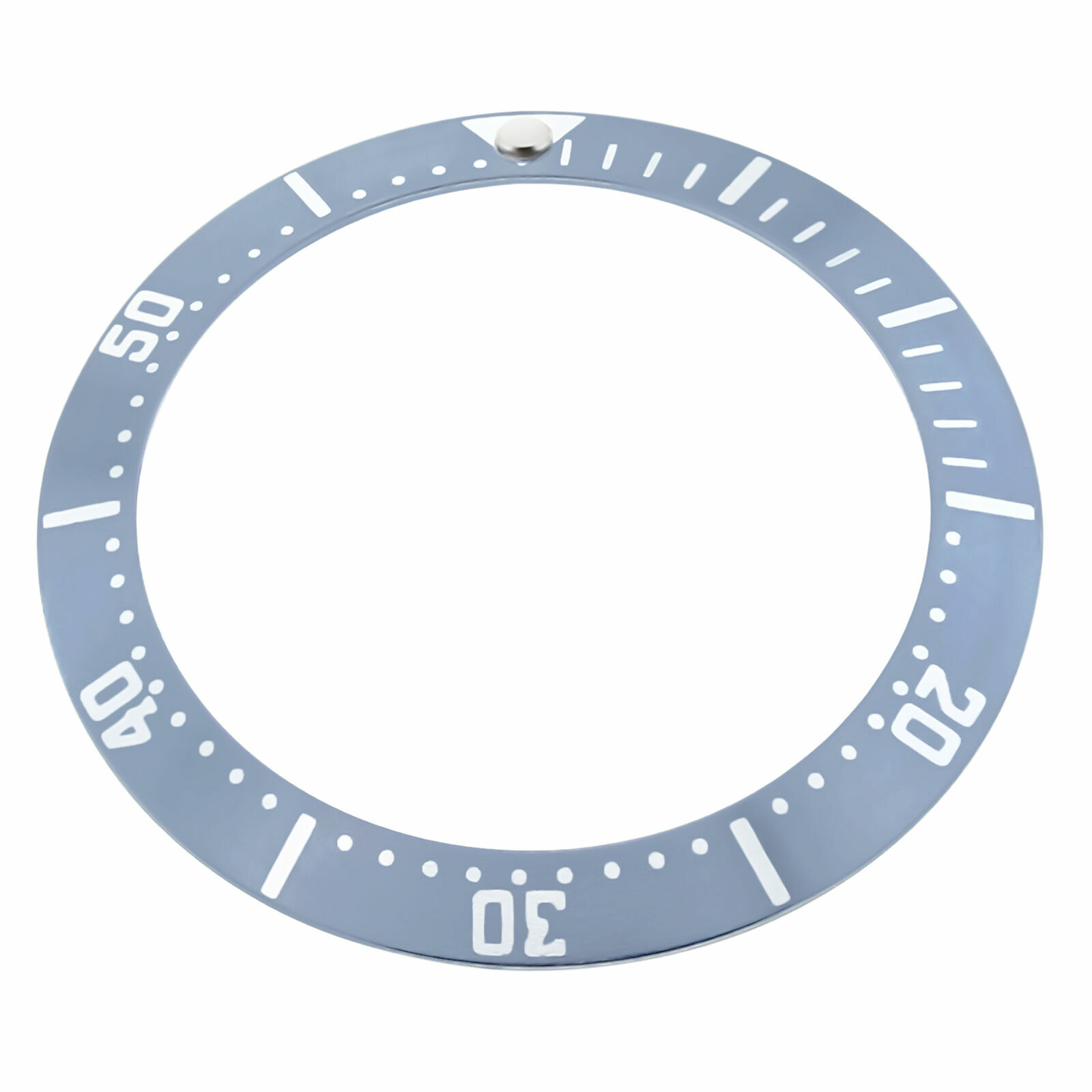 REPLACEMENT BEZEL INSERT BLUE GREY FOR WATCH 33.20MM X 26MM | Ewatchparts