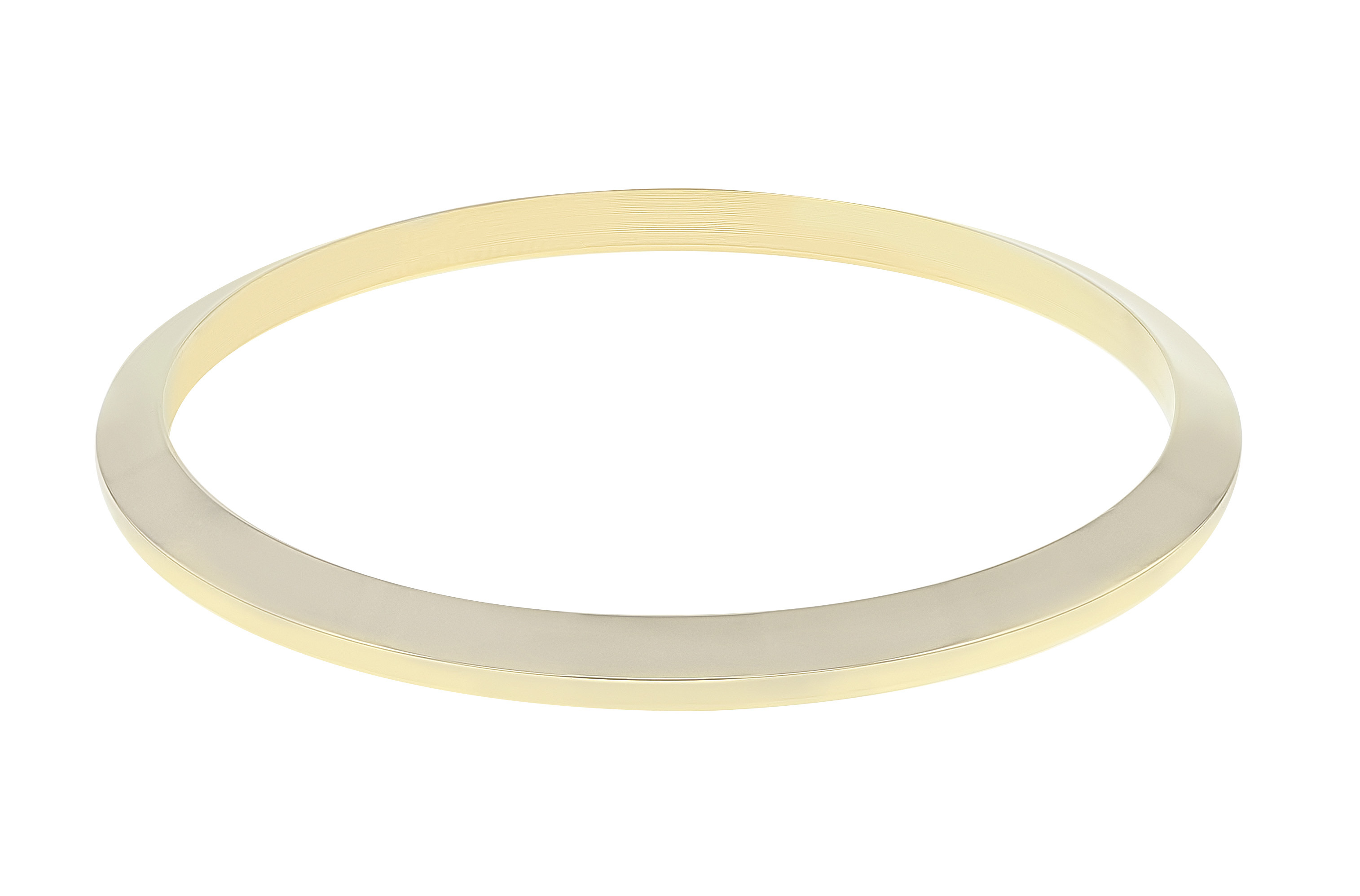 18K YELLOW GOLD SMOOTH BEZEL PART FOR ROLEX DATEJUST, PRESIDENT DAY ...