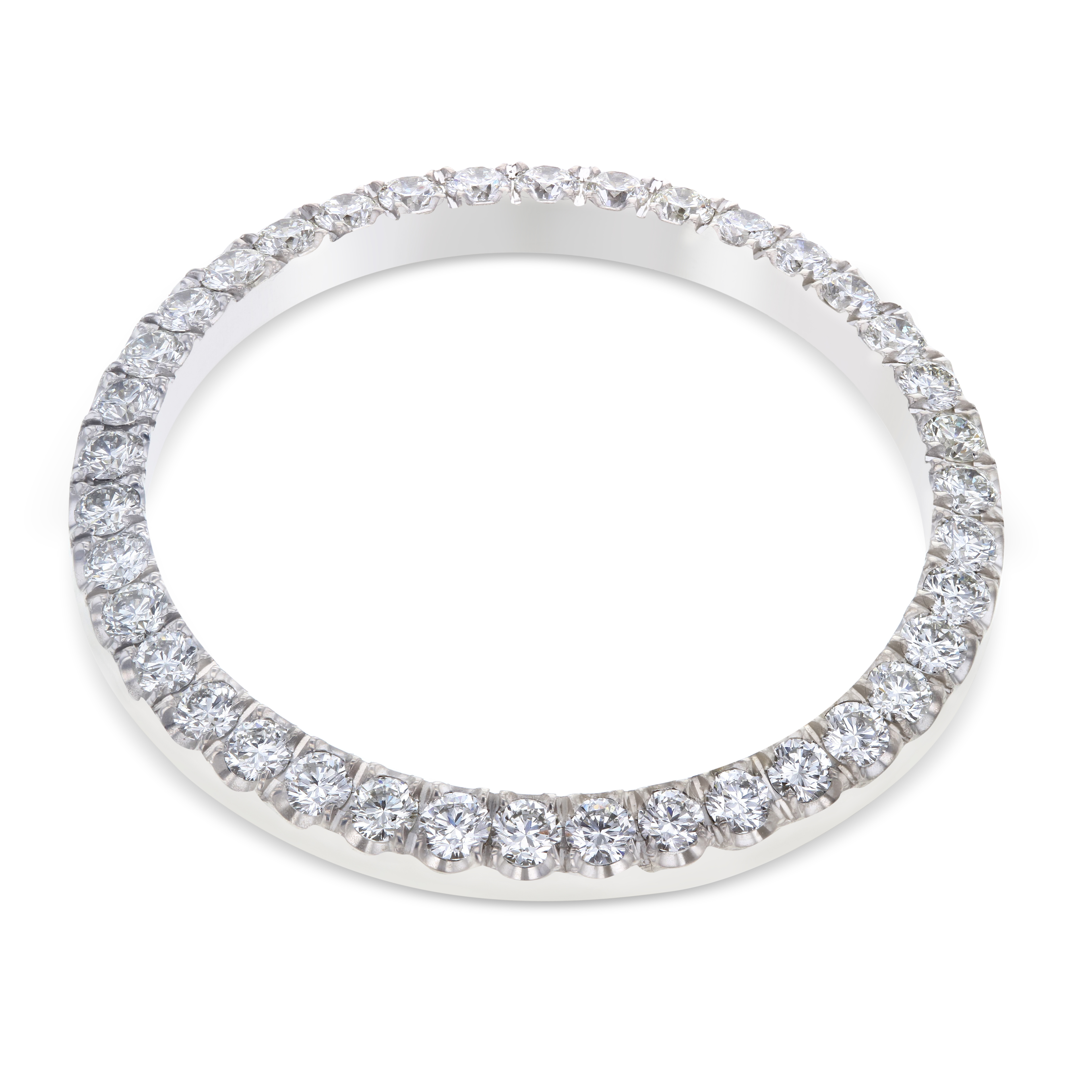 3CT U-SHAPE PRONG BEAD BEZEL DIAMOND BEZEL FOR ROLEX DATEJUST, DAY DATE ...