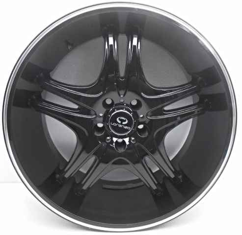 Lorenzo 20 inch Black Gloss Wheel Rim With Center Cap Surface Scratches ...