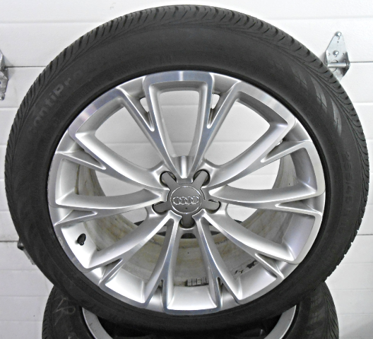 OEM Audi A8 19x9 inch Alloy Rim and Tire Set Small Marks Scuffs | Alpha ...