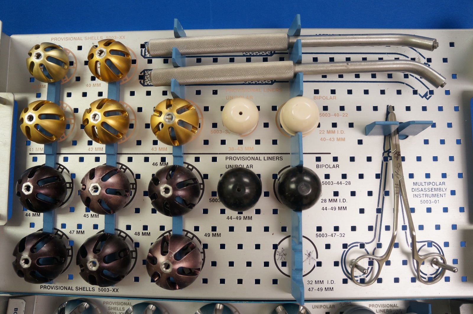 Zimmer MultiPolar Bipolar Cup and Unipolar Endoprosthesis Instruments ...