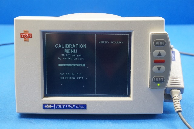 HemaMetrics CRIT-LINE III TQA Monitor Profile Guide | eBay