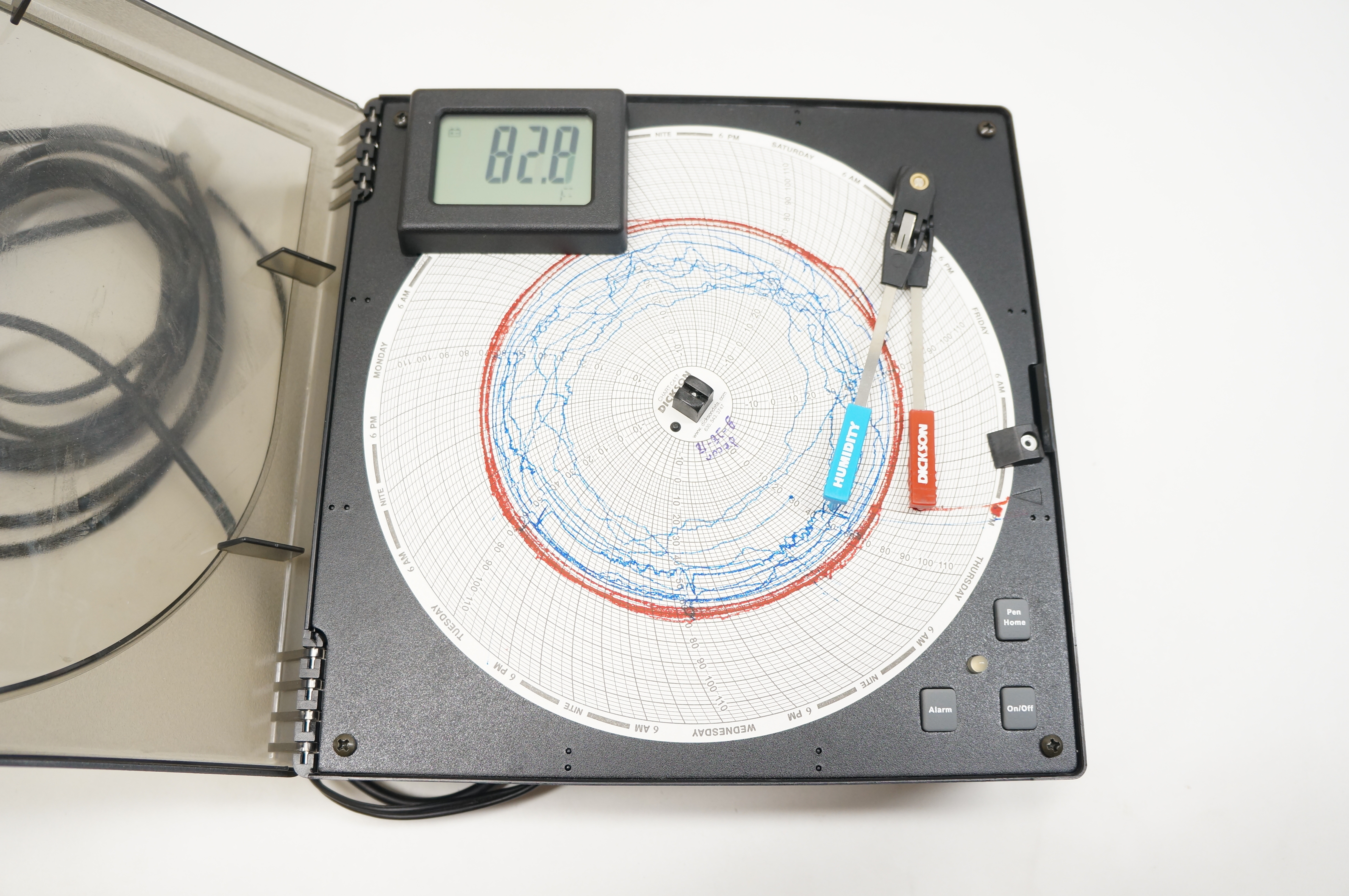 DICKSON TH803 Temp Humidity Chart Recorder EBay