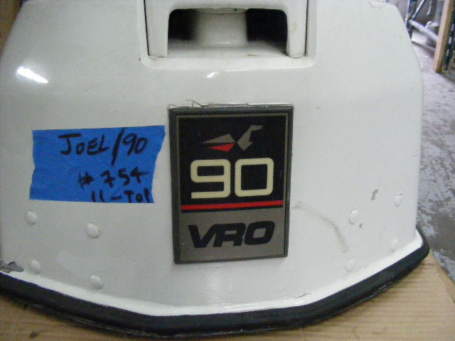 Johnson Evinrude 90 HP V4 VRO Engine Cover Motor Outboard | eBay