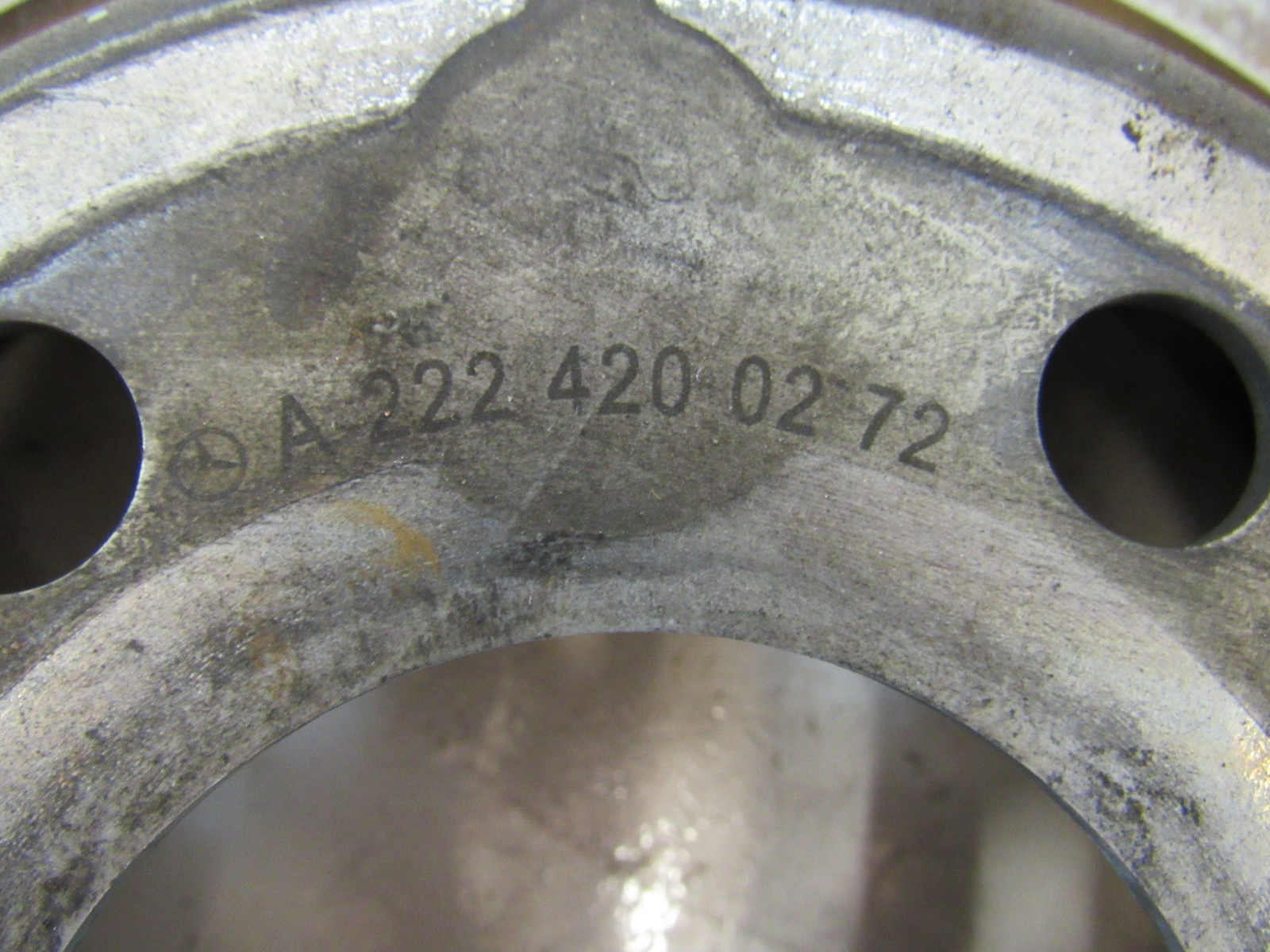 17 Mercedes C217 S550 brake disc rotor, front 2224200272 | S Auto Parts