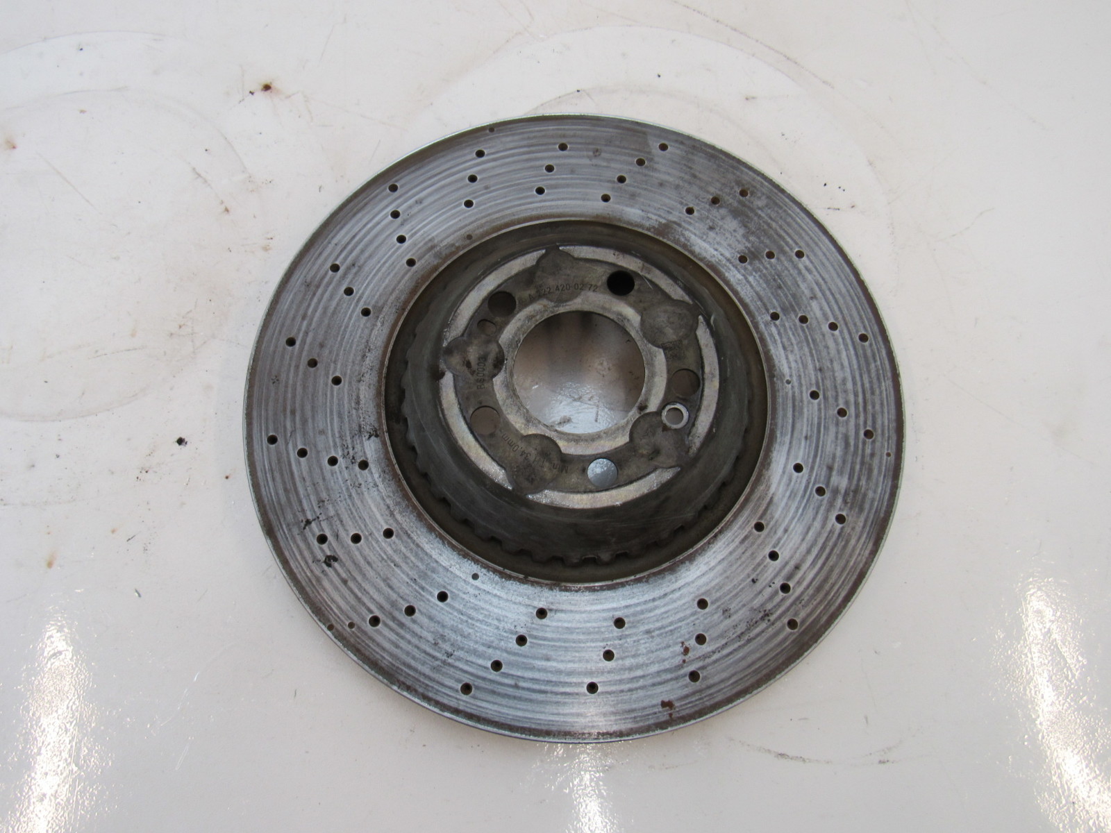 17 Mercedes C217 S550 brake disc rotor, front 2224200272 | S Auto Parts