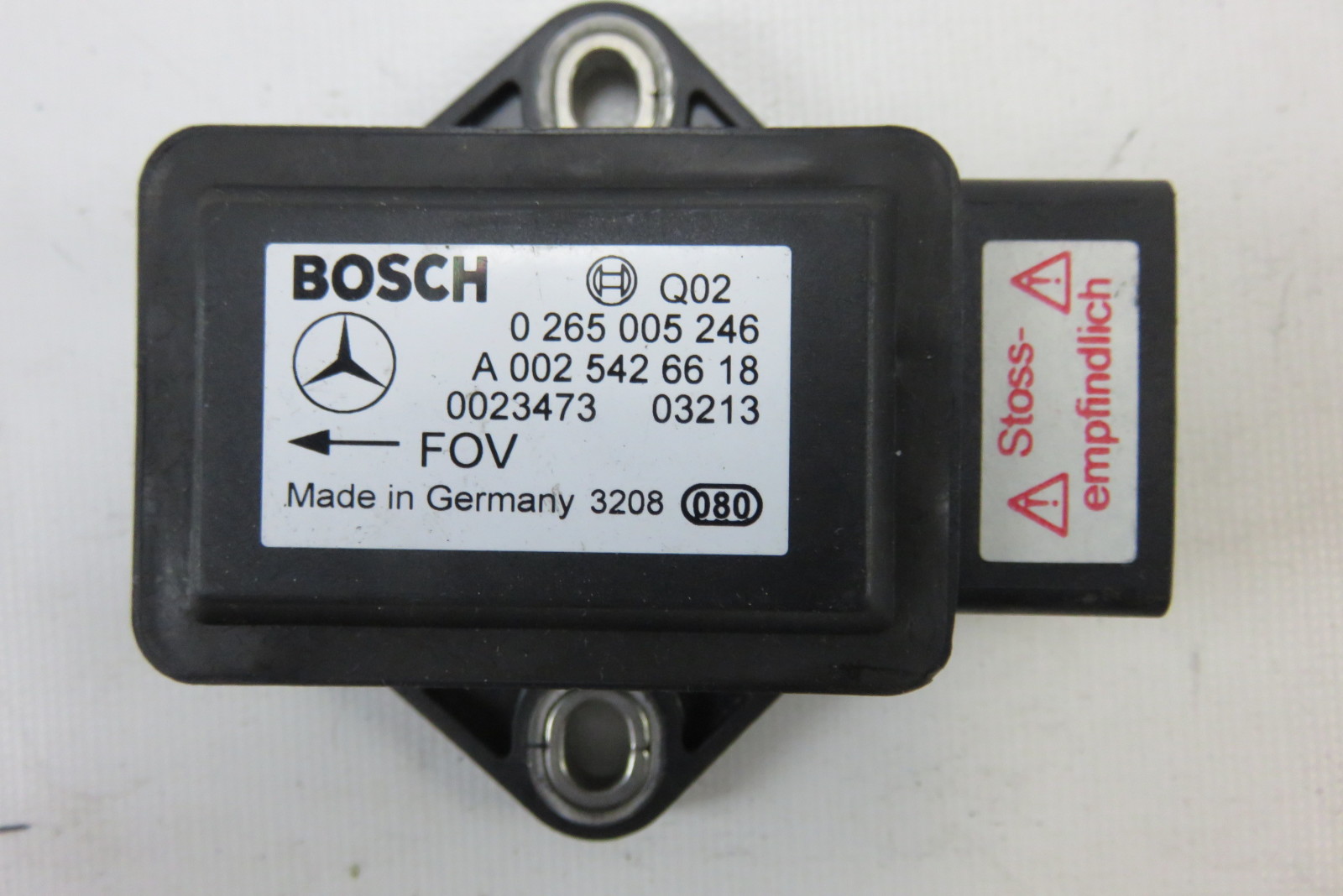 Mercedes R230 SL55 SL500 sensor, yaw rate, 0025426618 | S Auto Parts