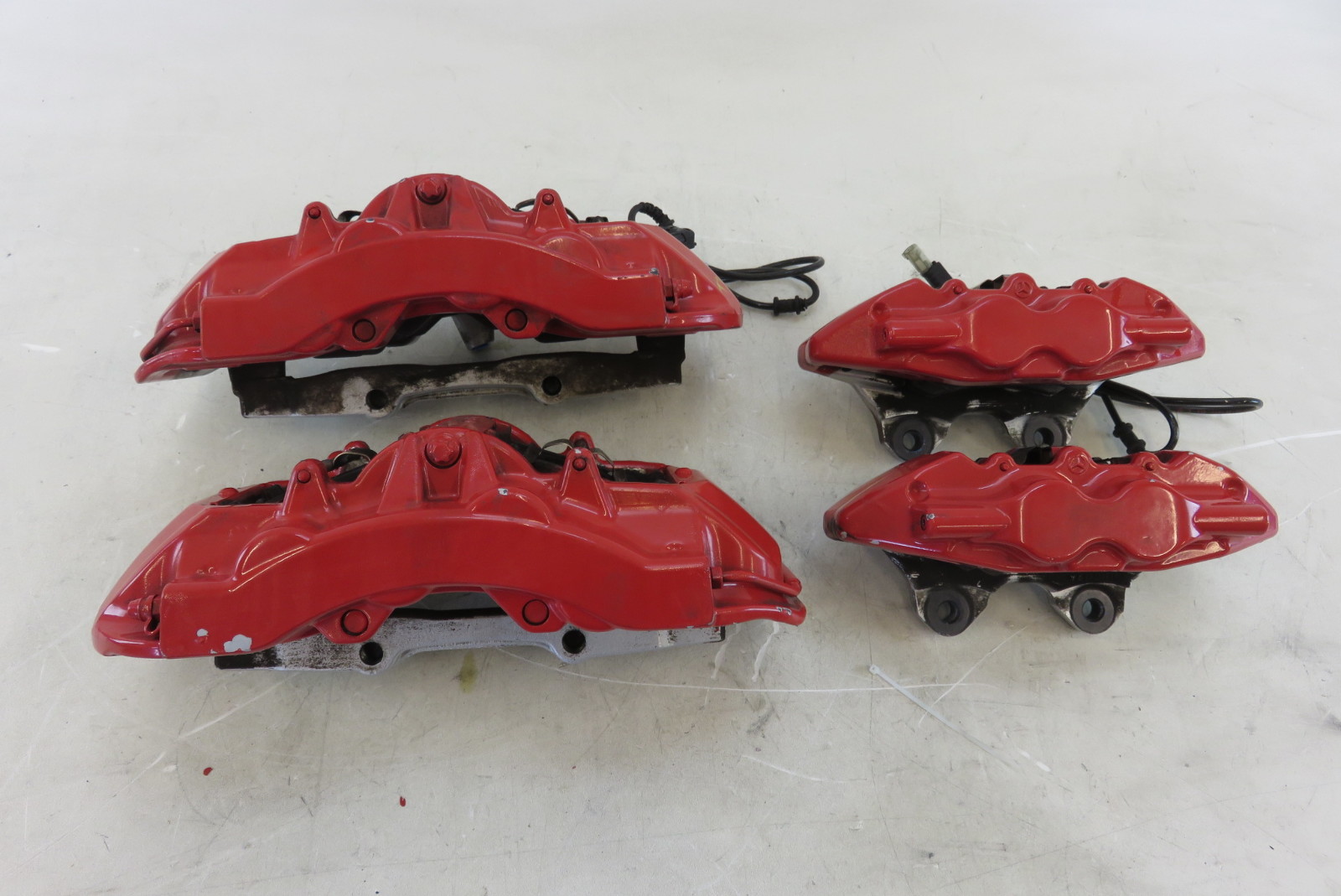 04 Mercedes R230 SL55 SL500 brake calipers, AMG Brembo front and rear ...