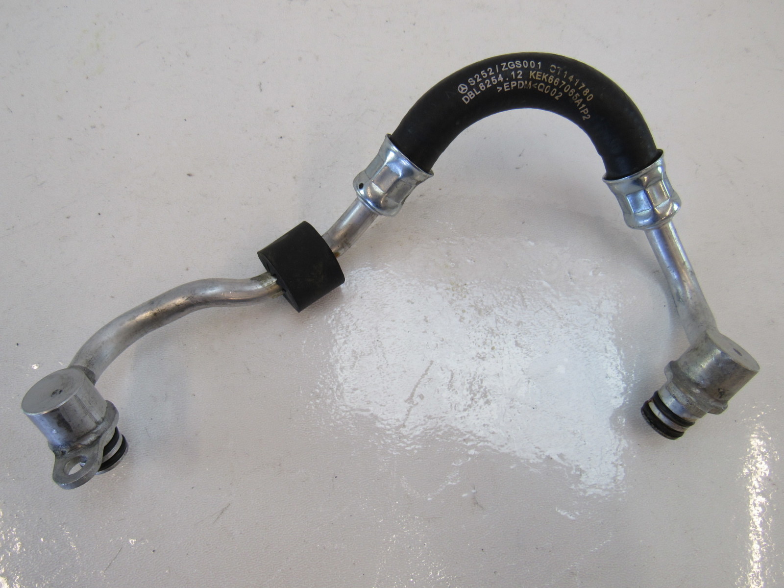 Mercedes W212 E63 coolant hose, line, to turbocharger 2782001951 | S ...
