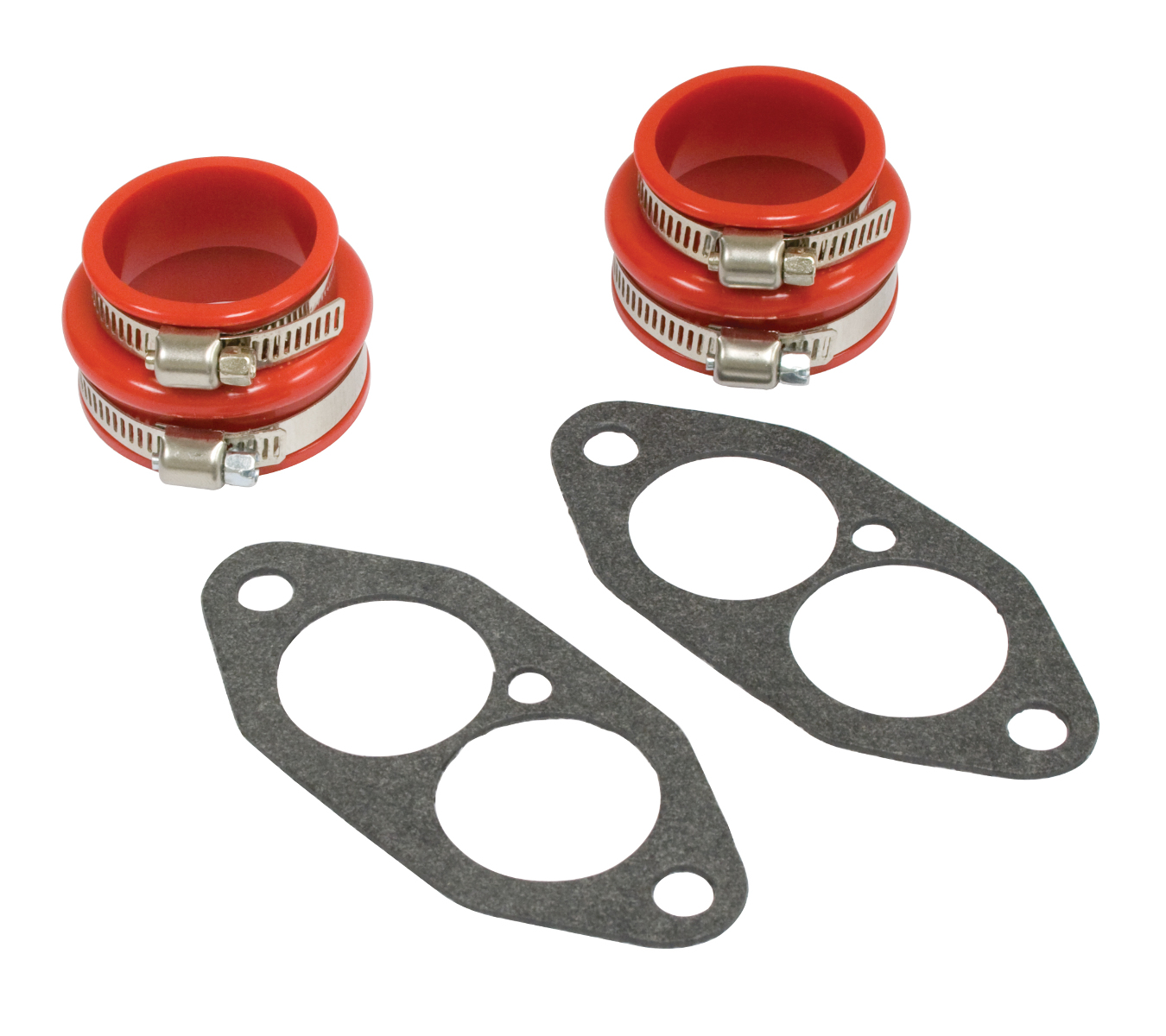 VW Beetle Bug Baja Sand Rail Car Red Urethane Dual Port Intake Boot kit ...