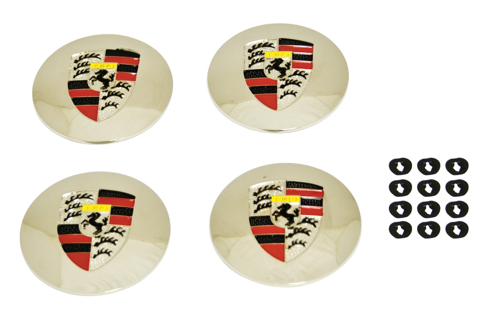 EMPI 10 1079 0 EMPI 3 Color Stallion Logo Crest Set Of 4 With empi-10-1079-0-empi-3-color-stallion-logo-crest-set-of-4-with