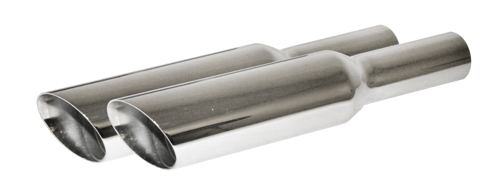 EMPI VW Bug VW Beetle Bus Ghia Chrome Baffled Exhaust Tips Pair 16-9535 ...