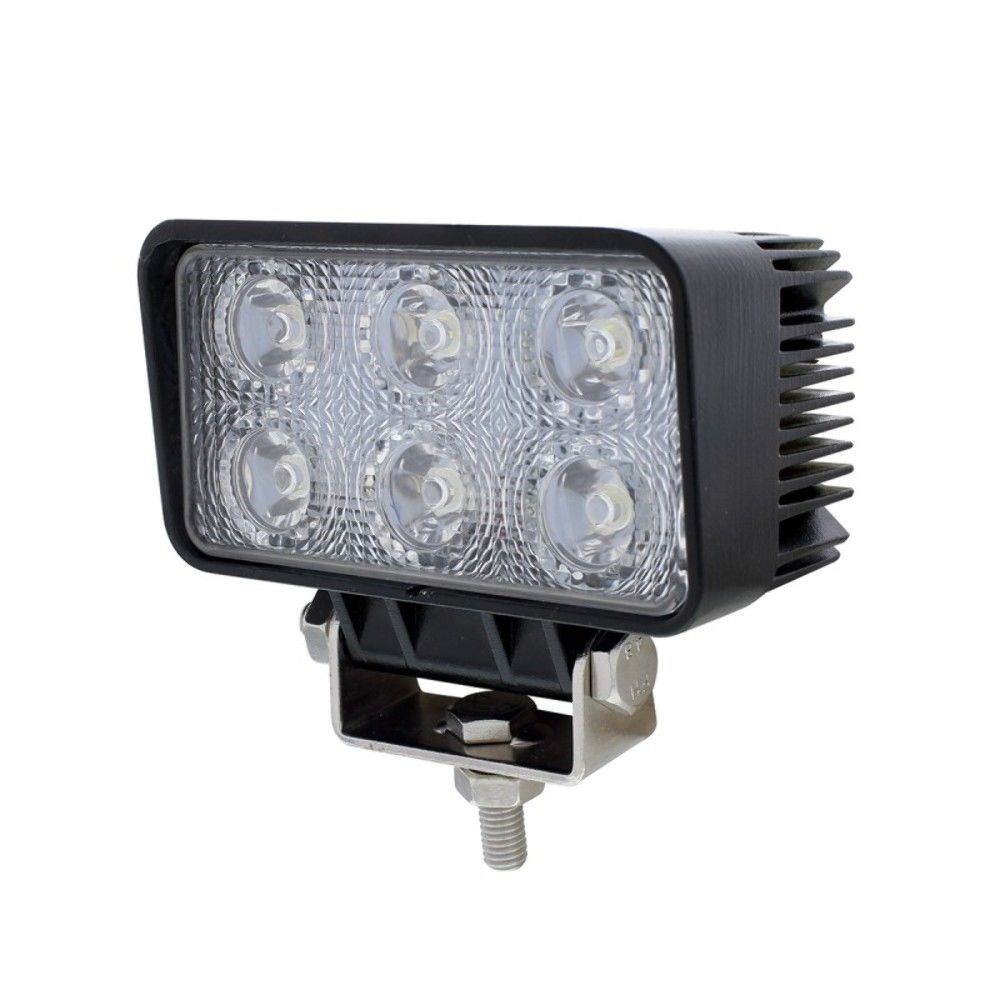 6 High Power Led Rectangular Driving/Working Light | Pirate Mfg