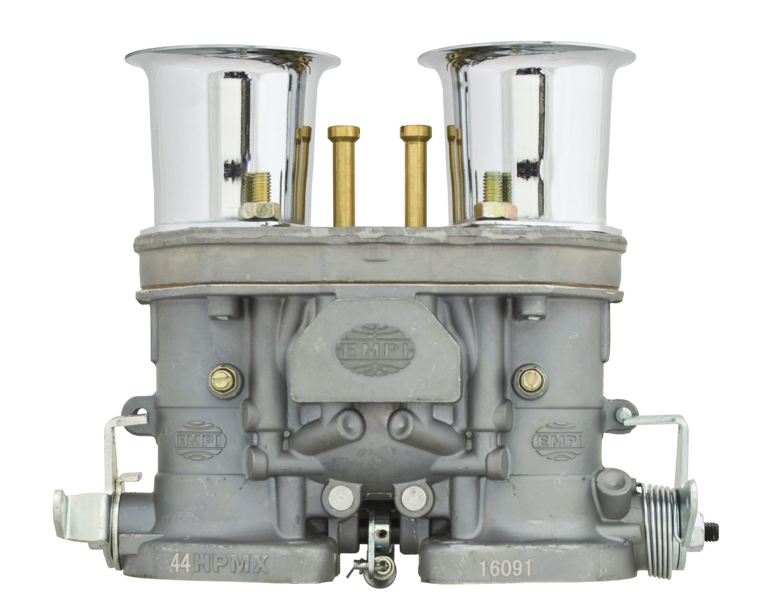 EMPI 44 HPMX Carb Only w/Chrome Velocity Stacks for Single Carb Set-Up ...