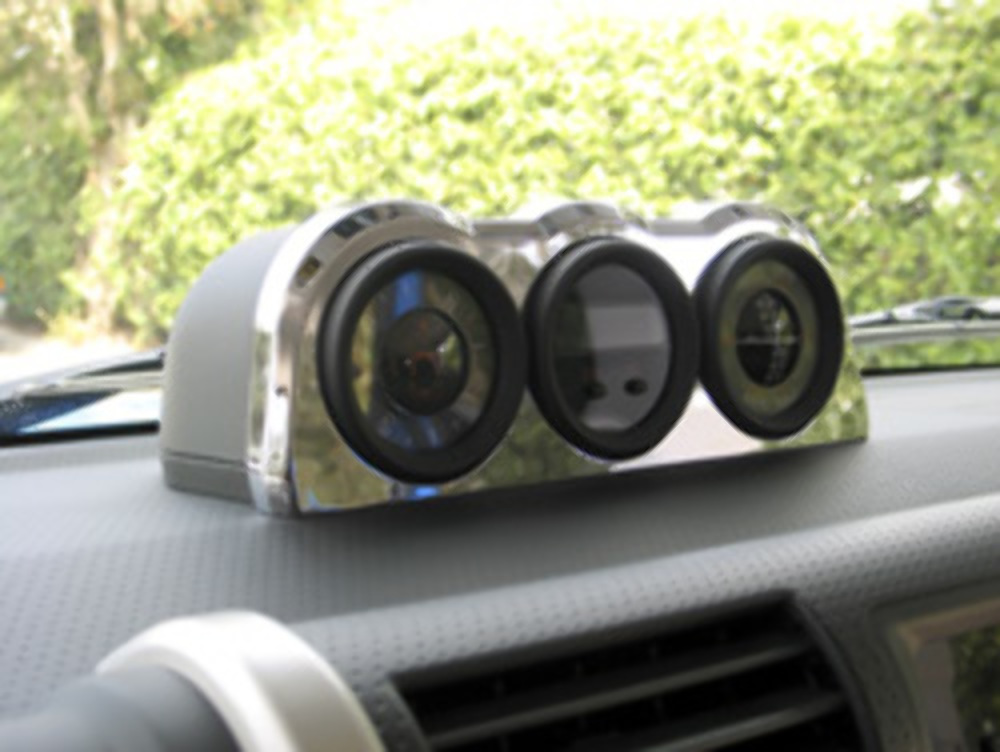 Pirate Mfg Chrome Billet Gauge Cluster Bezel, Compatible with Toyota FJ ...
