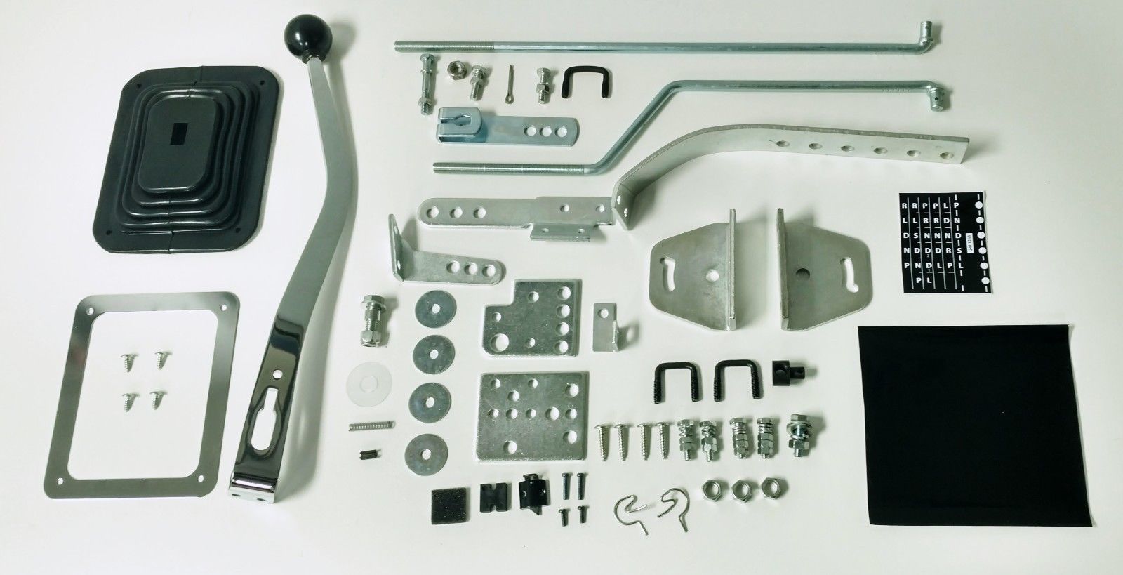 Chrome 3-4 Speed Automatic Floor Shifter 11" Hot Rat Street Rod Fits GM ...