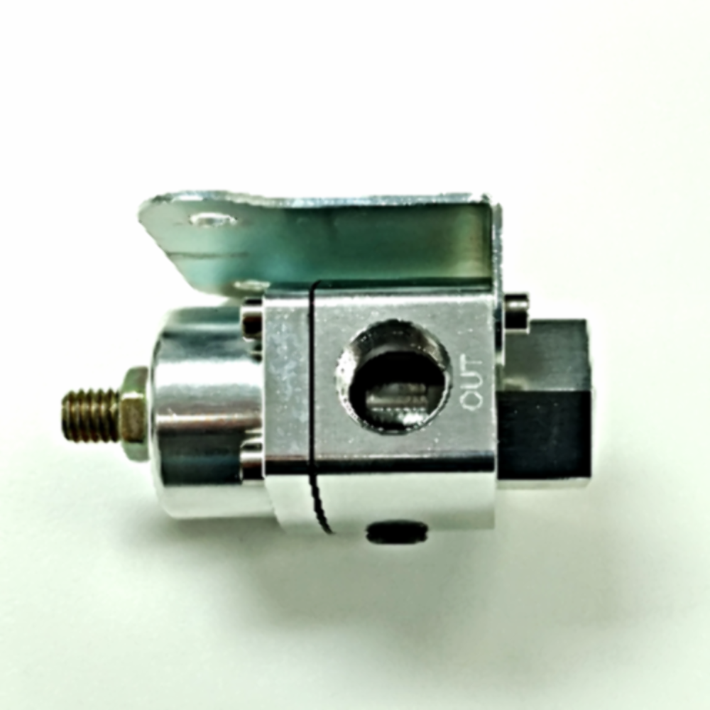 5-12 PSI Aluminum Adjustable Fuel Regulator w/ Black Gauge - 3/8" NPT ...