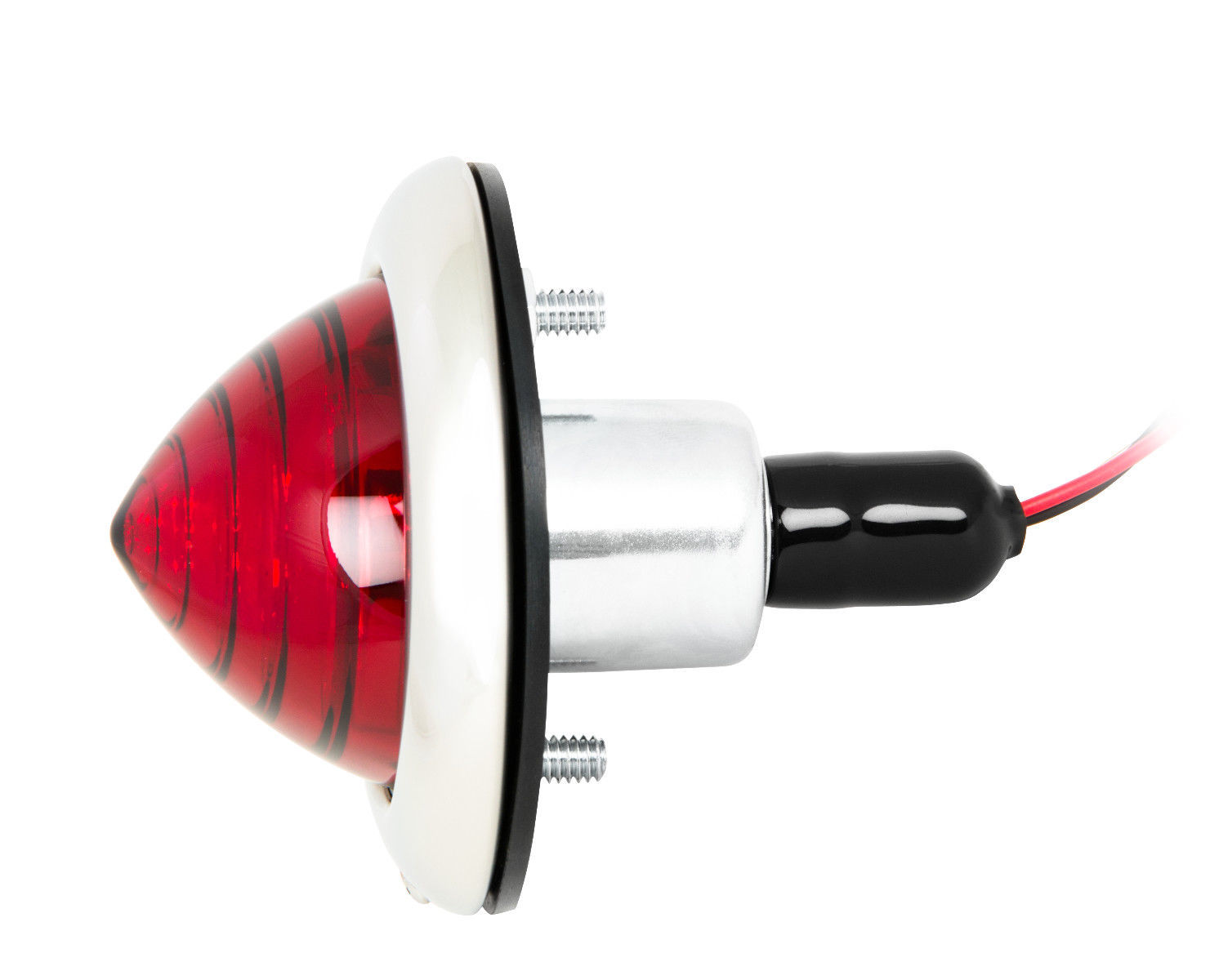 (2) Custom Baby Bullet Tail Lights - Stop/Turn/Tail - Red/Red - Hot Rat ...