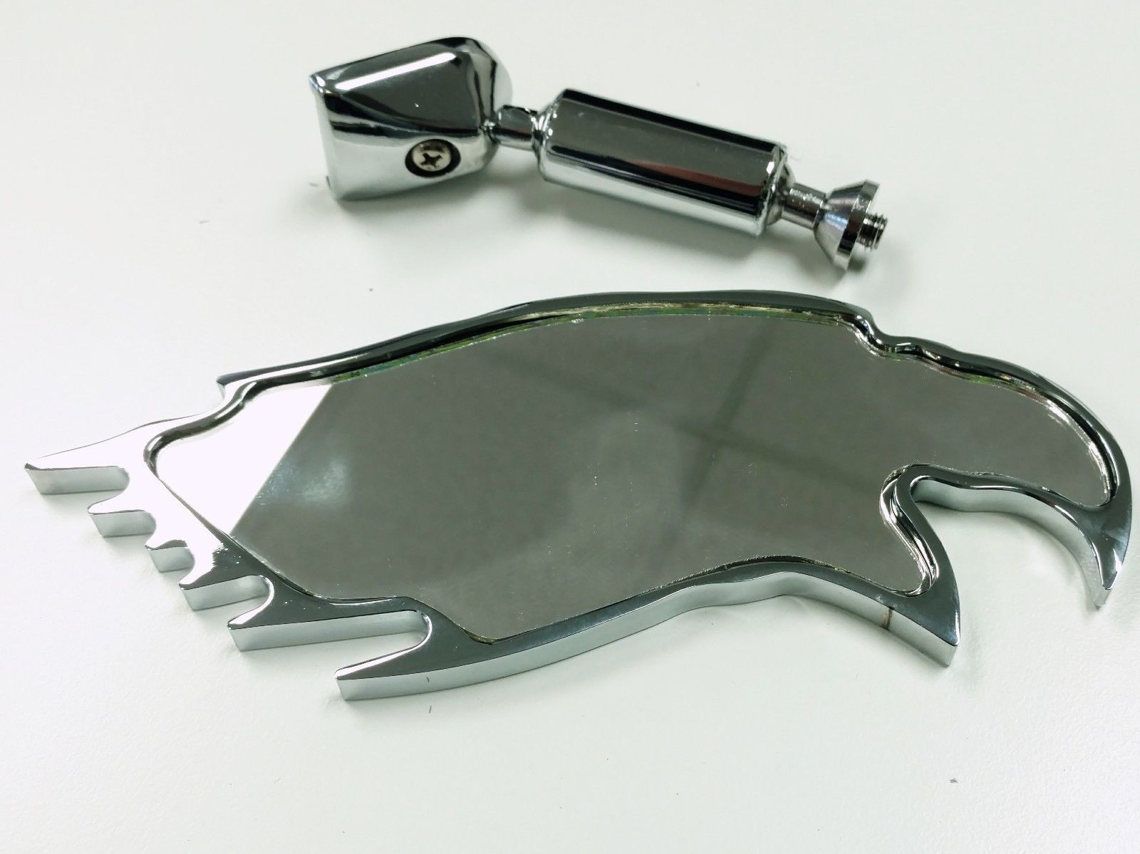 Chrome Aluminum American Eagle Interior Rear View Mirror - Hot Rat ...