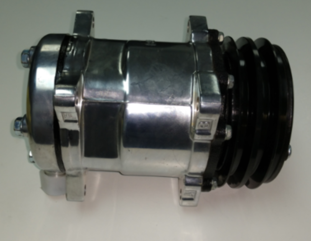 Sanden 508 A/C Compressor 12V V-Belt Pulley, Polished Alum - Hot Rat ...