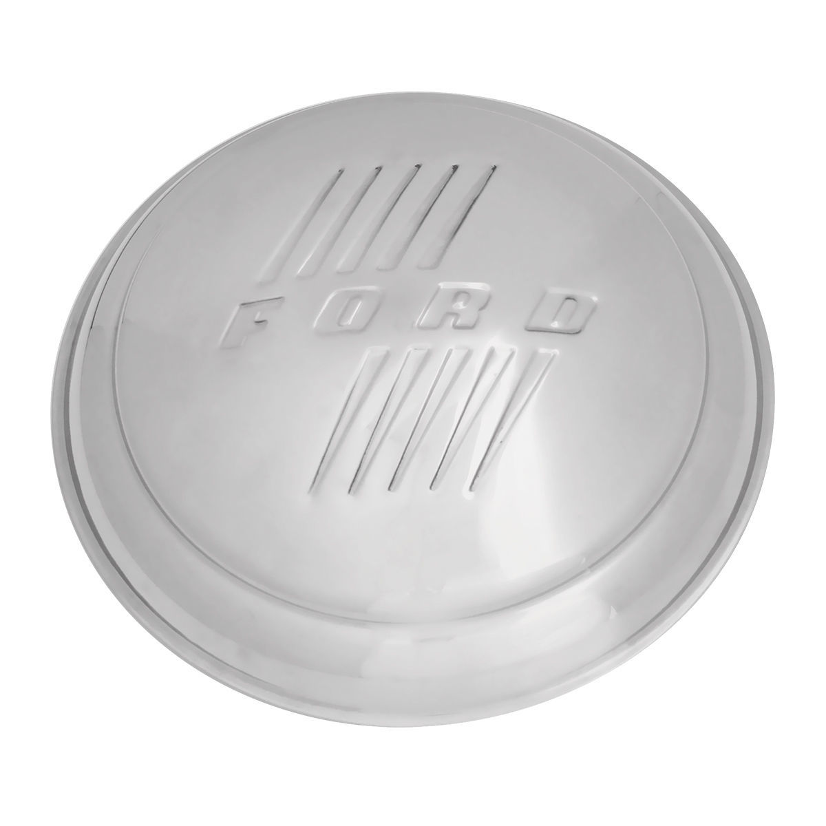 1946 Ford Hub Cap With Block Letters Stainless 8 1 8 Dia Oer