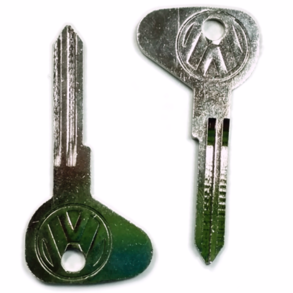(2) Key Blanks, Profile "R", Classic Air-Cooled VW Bus 1971 - 1979 ...
