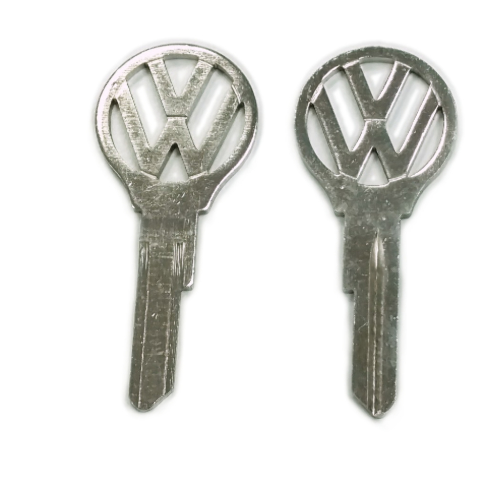 (2) Key Blanks, Profile "SE", Classic Air-Cooled VW Bug 1960 | Pirate Mfg