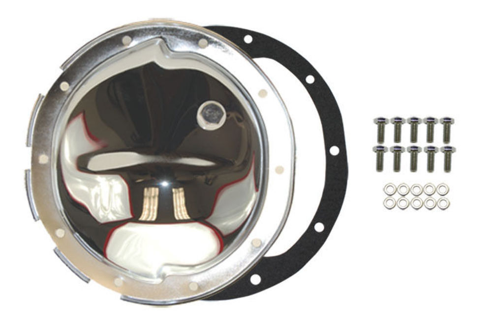 Chrome Steel 10-Bolt Differential Cover for 8.5 Inch Ring Gear, Fits ...