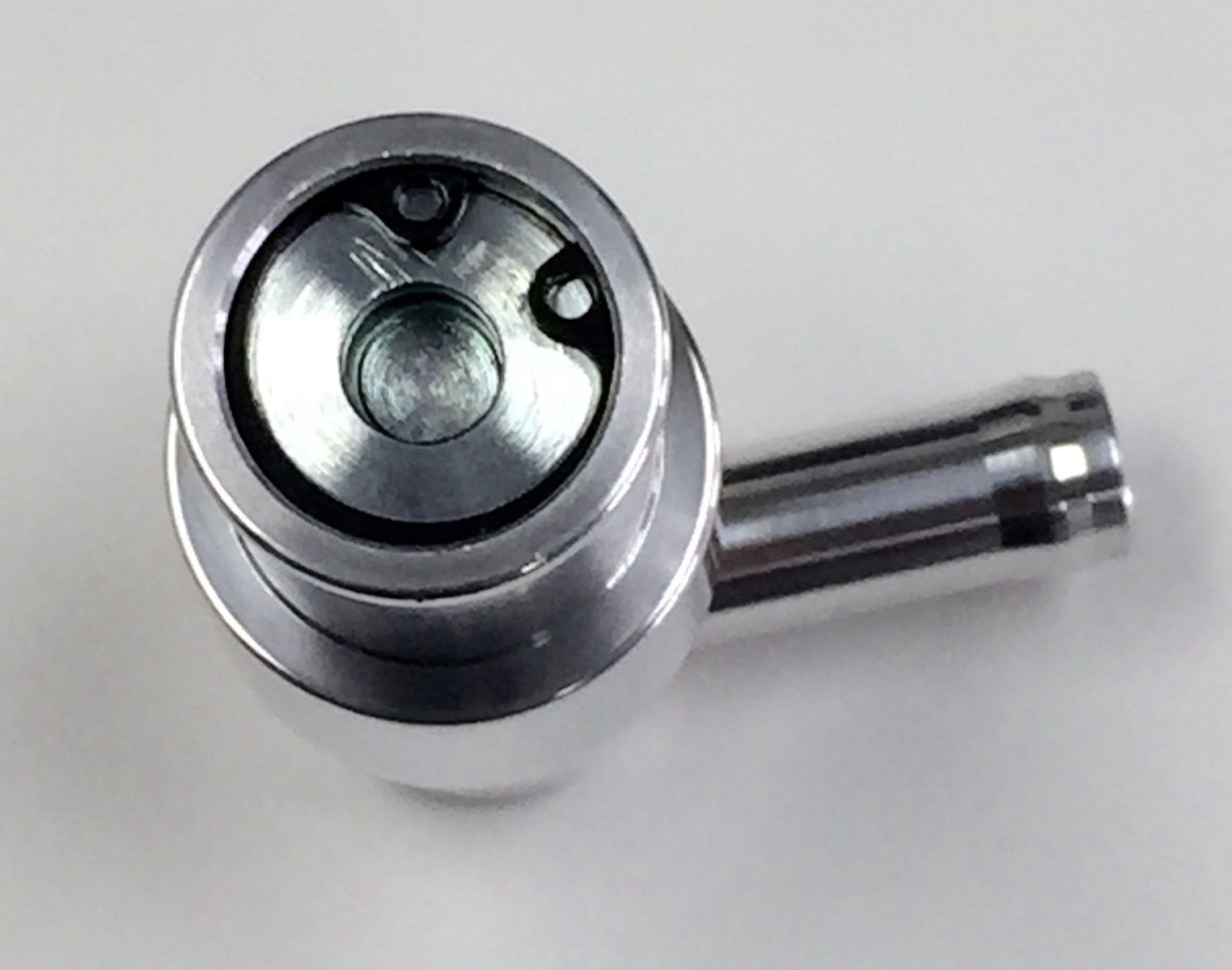 Hot Rod Polished Mini Billet Aluminum PCV Valve And Grommet | Pirate Mfg