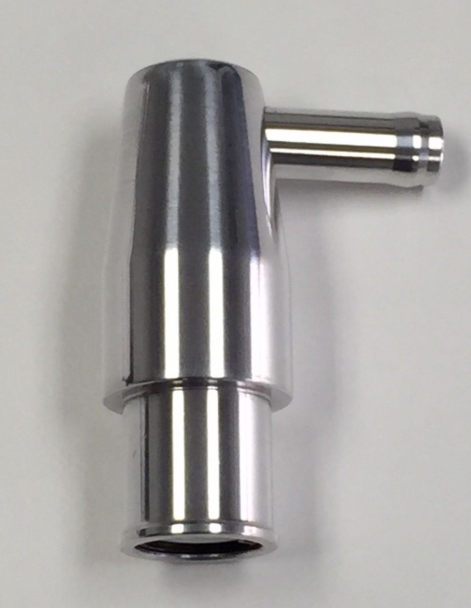 Hot Rod Polished Mini Billet Aluminum PCV Valve And Grommet | Pirate Mfg