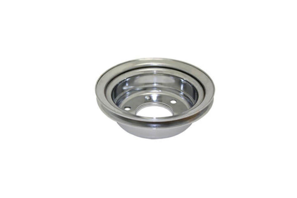 1965-66 SB Ford 289 Chrome Steel Single Groove Crankshaft Pulley ...
