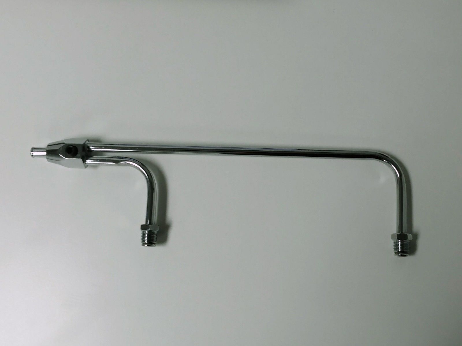 Chrome 3/8" Fuel Line For Holley Quad Series Carbs | Pirate Mfg