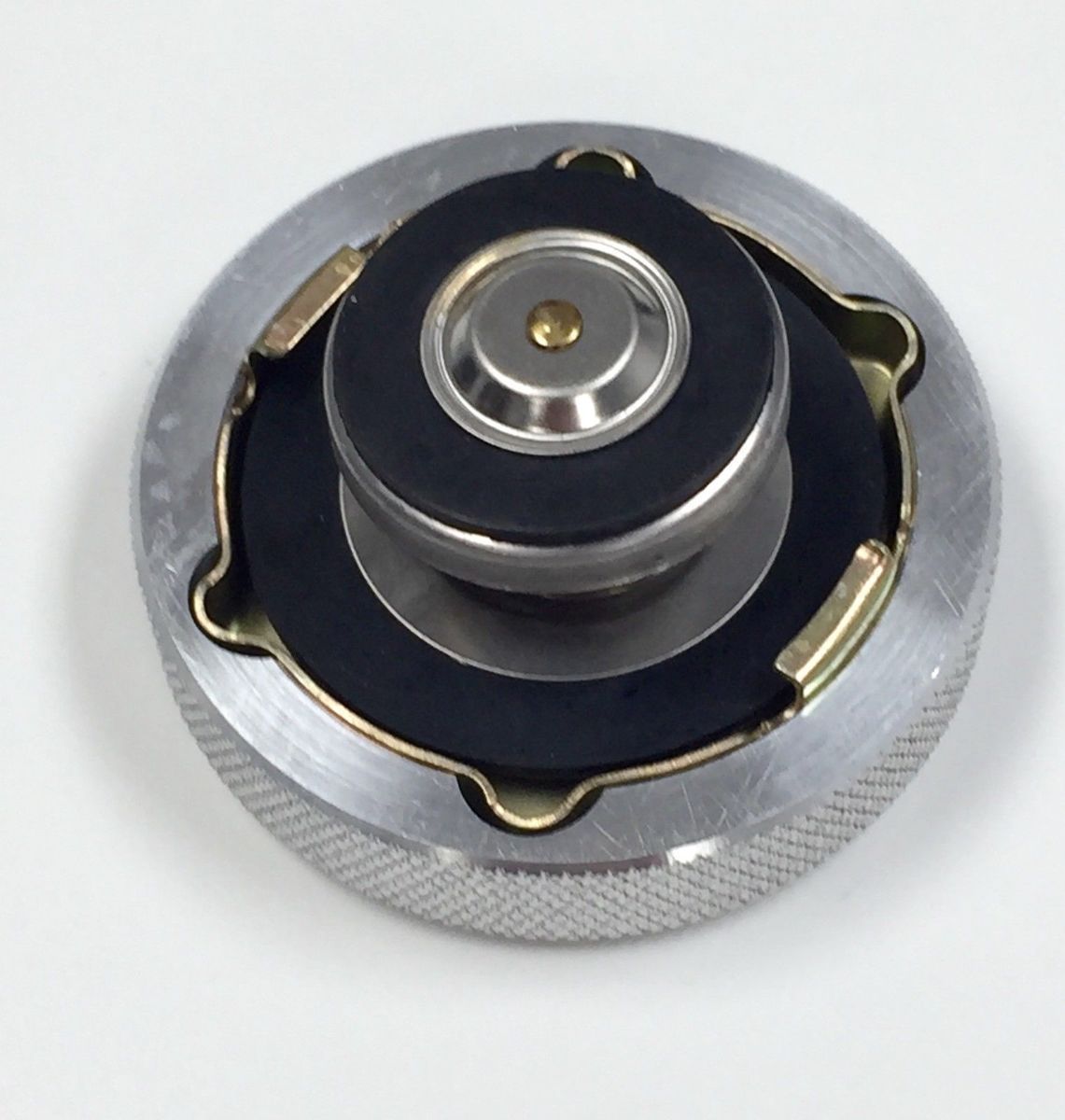 Hot Rod Polished Billet Aluminum Round 16 LB Radiator Cap | eBay