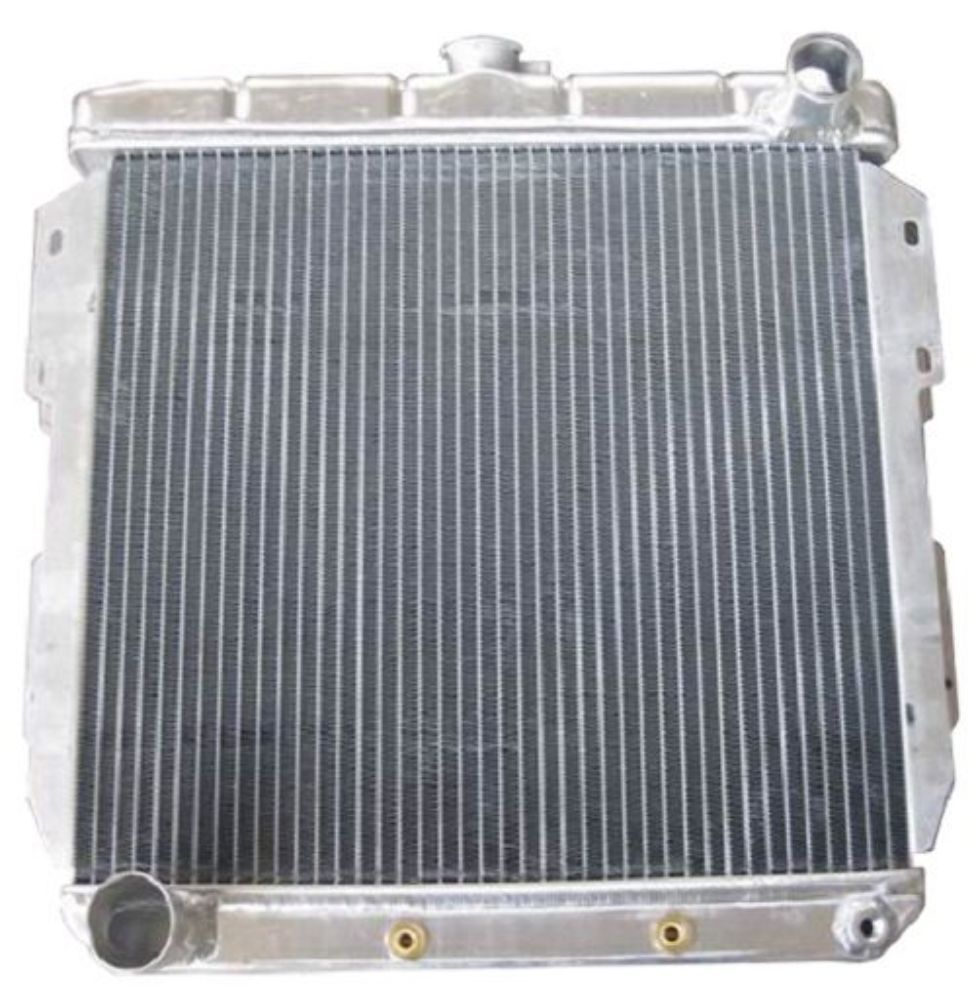 Ford Universal Horizontal Flow Aluminum Radiator For Auto Trans 18.25 X ...