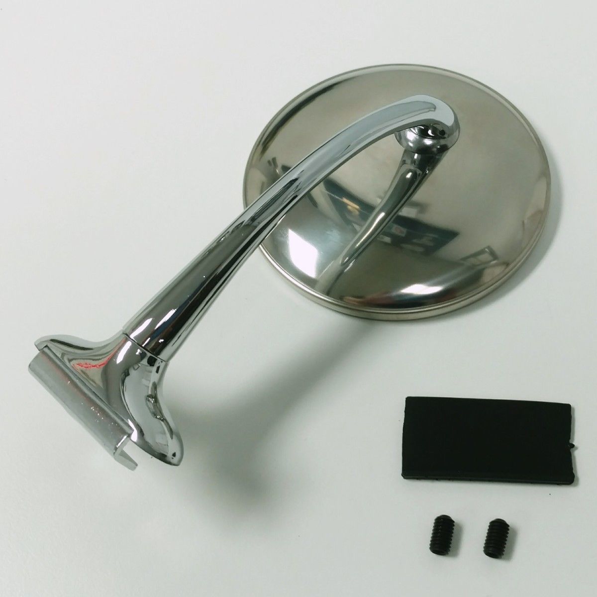 RAT ROD 4" STAINLESS STRAIGHT ARM PEEP MIRROR, EACH FITS GM FORD ...