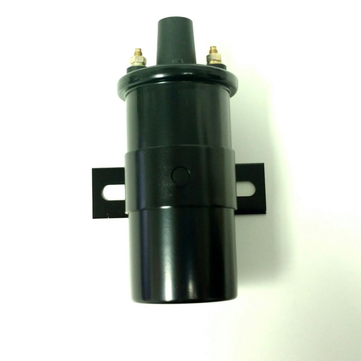 BLACK 40,000 Volt Ignition Coil 12 Volt Street Hot Rat Rod HEI GM Ford ...