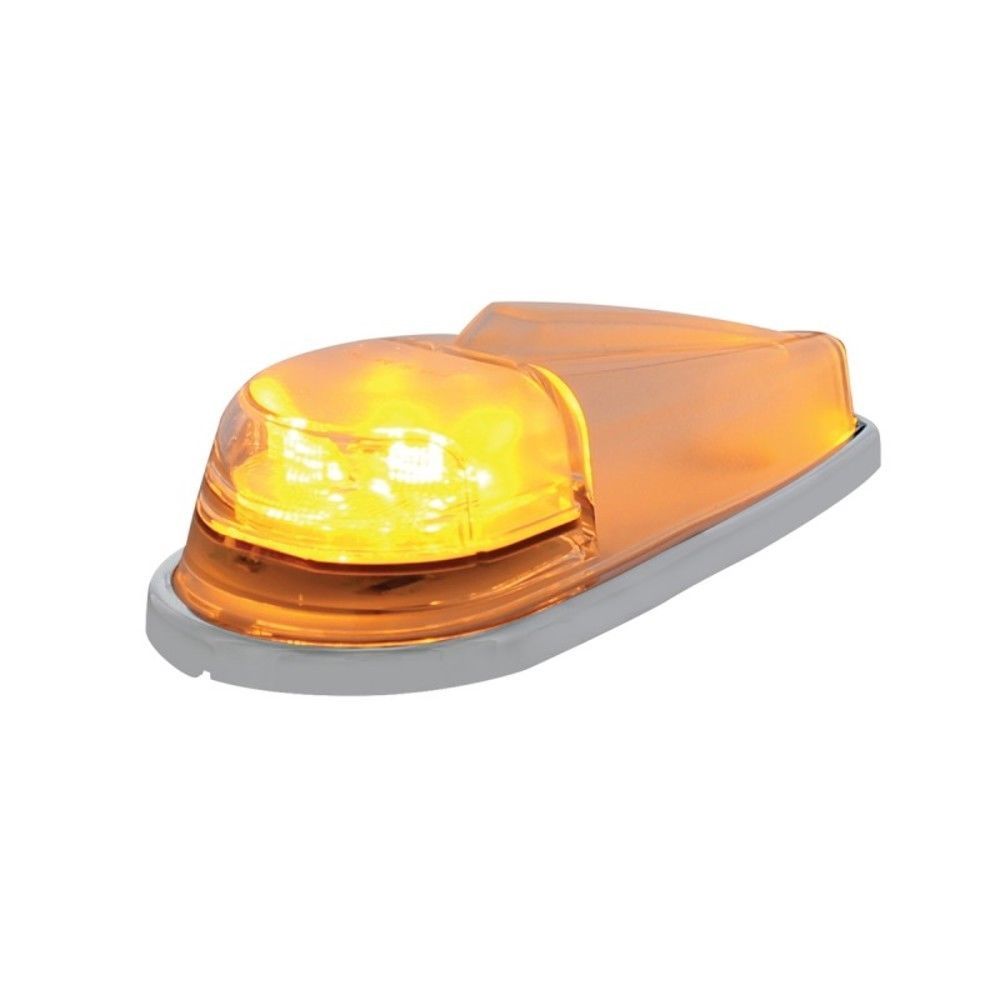 6 LED Pickup Cab Marker Light - Amber LED with Clear Lens | Pirate Mfg