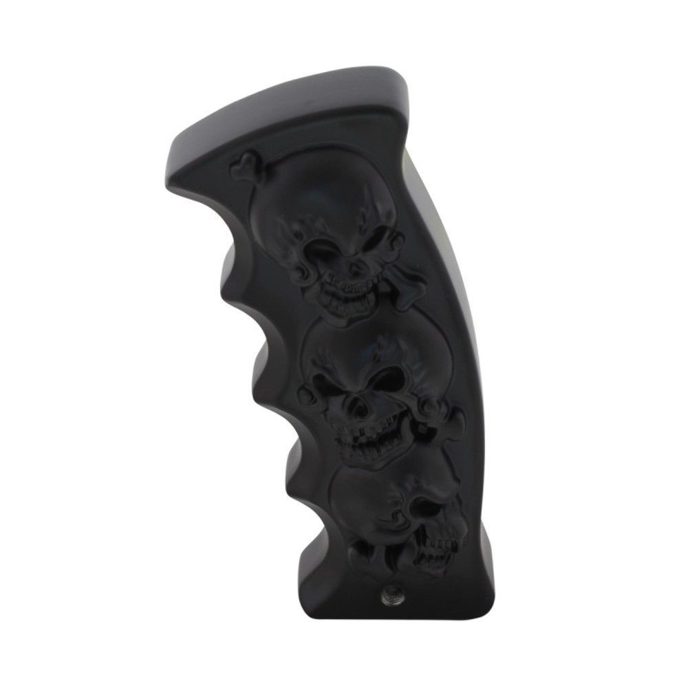 Black Skulls Pistol Grip Shift Knob, Universal Fit, Each | Pirate Mfg