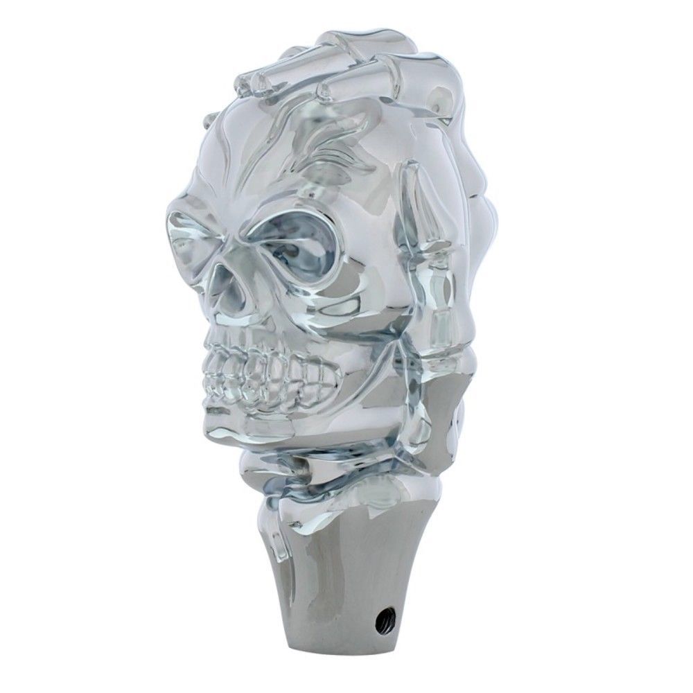 Universal Chrome Skull Shift Knob Hot Rat Street Rod Muscle | Pirate Mfg