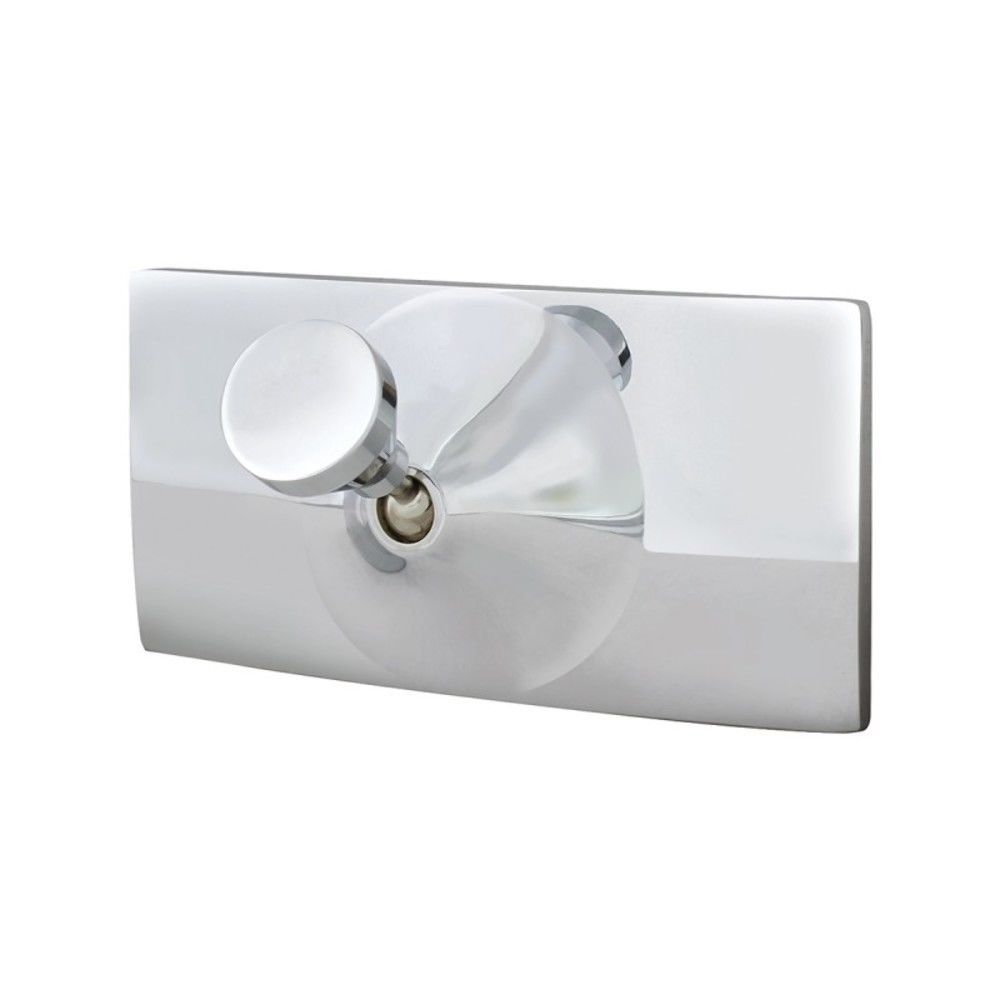 Universal Chrome Interior Rear View Mirror with Glue-On Mount Hot Rat ...