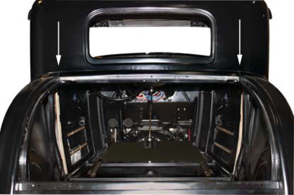 Hinges, Boot Deck Lid Trunk, Pair, Compatible with Ford 1928-32 Model A ...