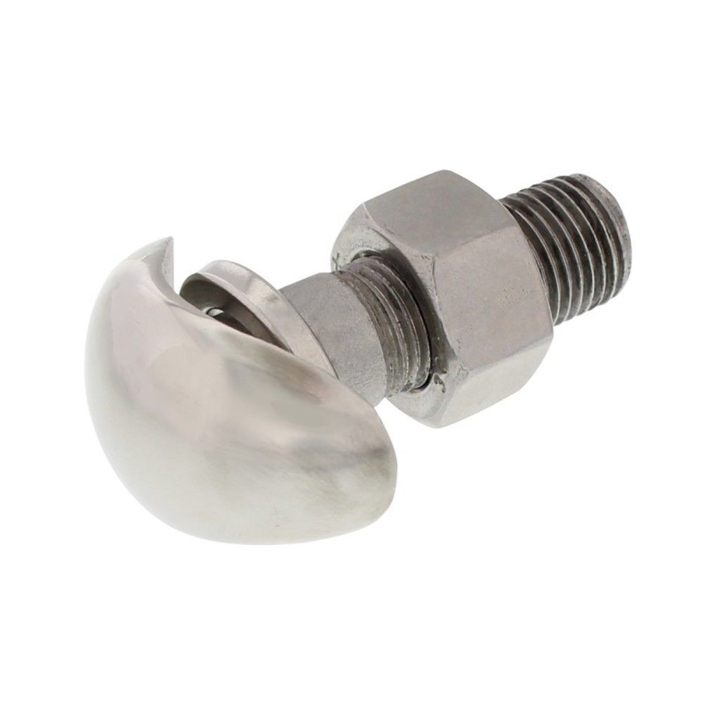 Bumper Bolt Polished Stainless Steel w/ Nut & Lock Washer Fits 1932 ...