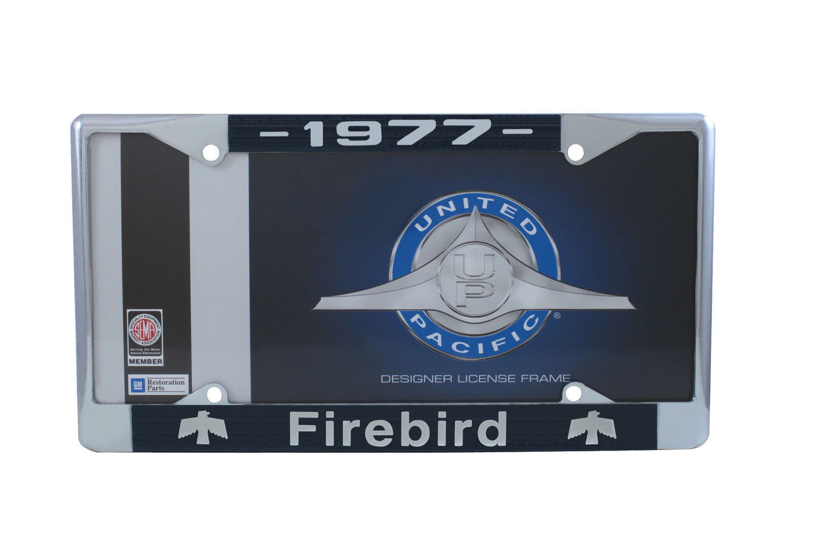 1977 Pontiac Firebird Chrome License Plate Frame with 4 Hole Mount ...